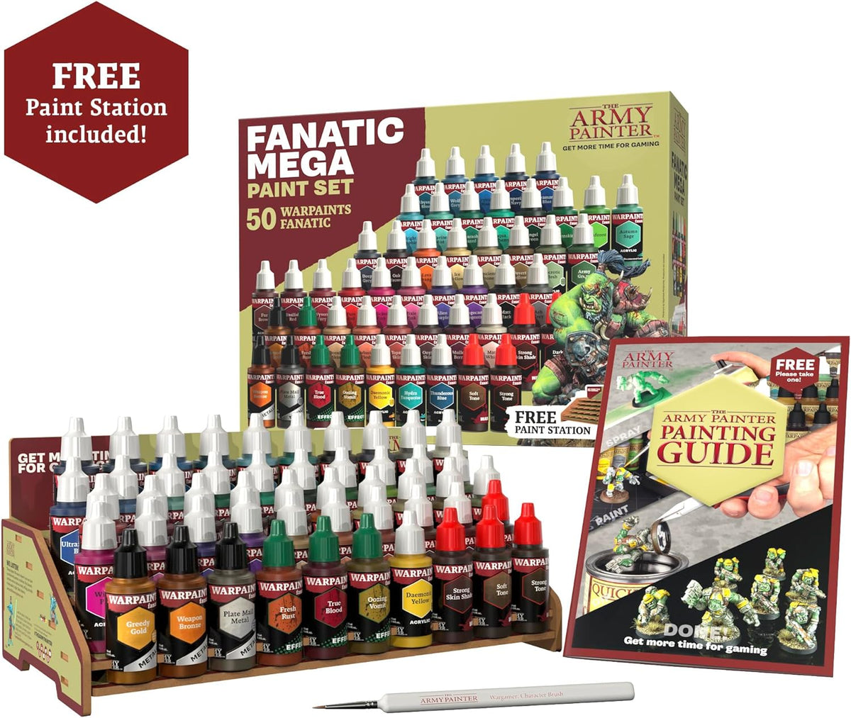 The Army Painter Warpaints Fanatic: Mega Paint Set| Brique & Braque
