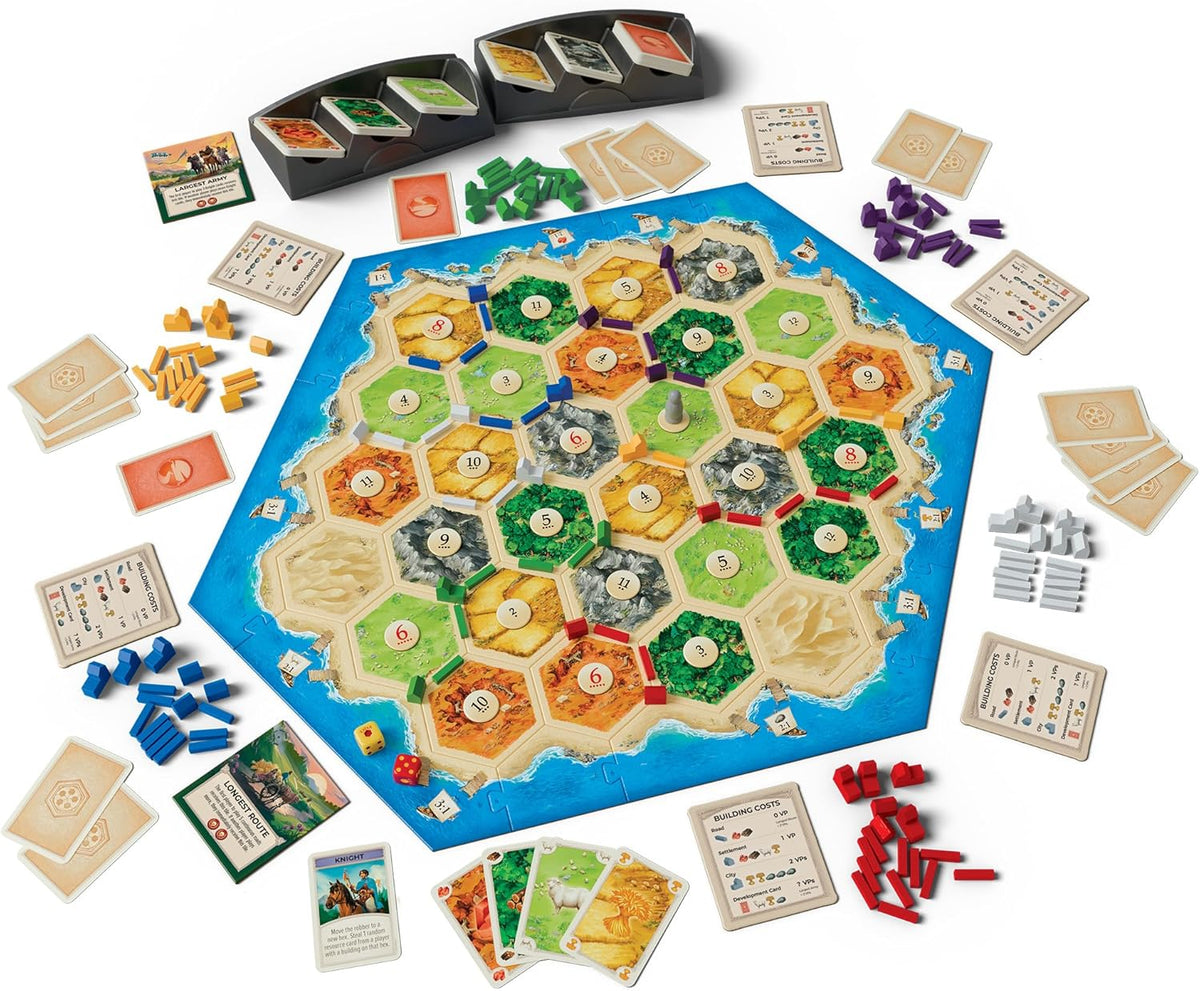 Catan 6th Edition: Base Game 5-6 Players Expansion (EN)| Brique & Braque