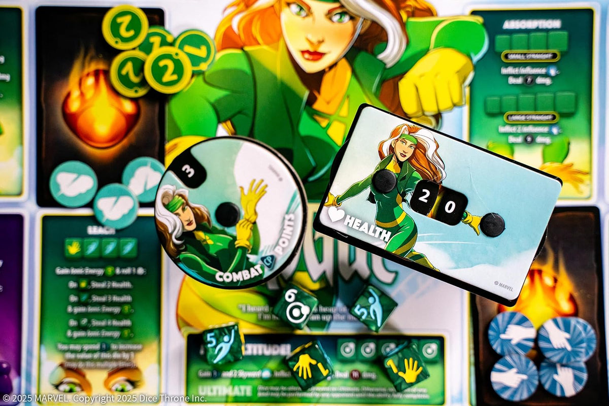 Marvel X-Men Dice Throne Box 2: Cyclops, Gambit, Rogue, Jean Grey (EN ...