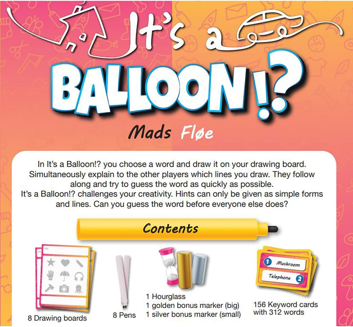 It's A Balloon - Word Guessing Drawing Game (EN)| Brique & Braque