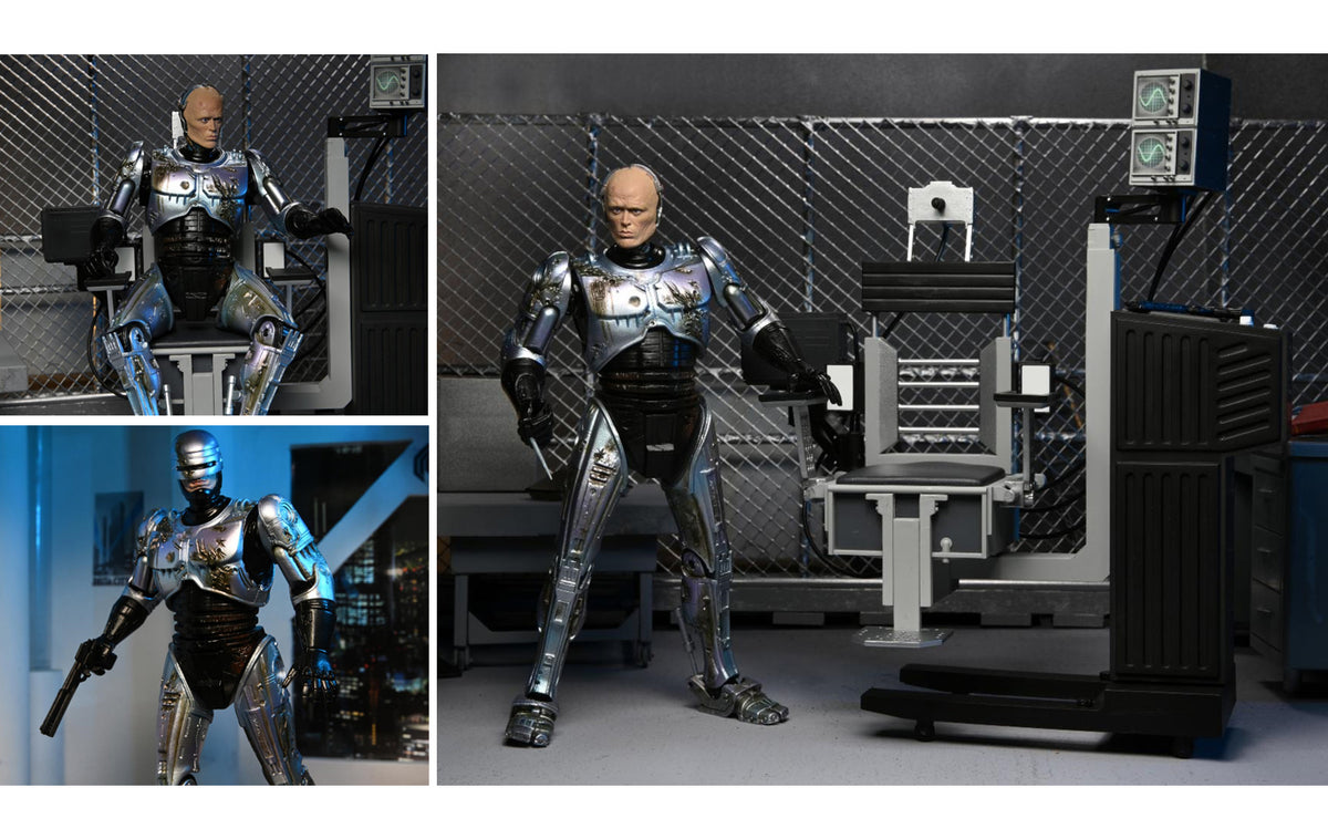 Robocop - Ultimate Battle Damaged Robocop with Chair Action Figure ...