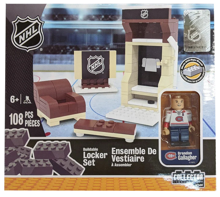 OYO Sports NHL - Buildable Locker Set Canadians - Brendan Gallagher