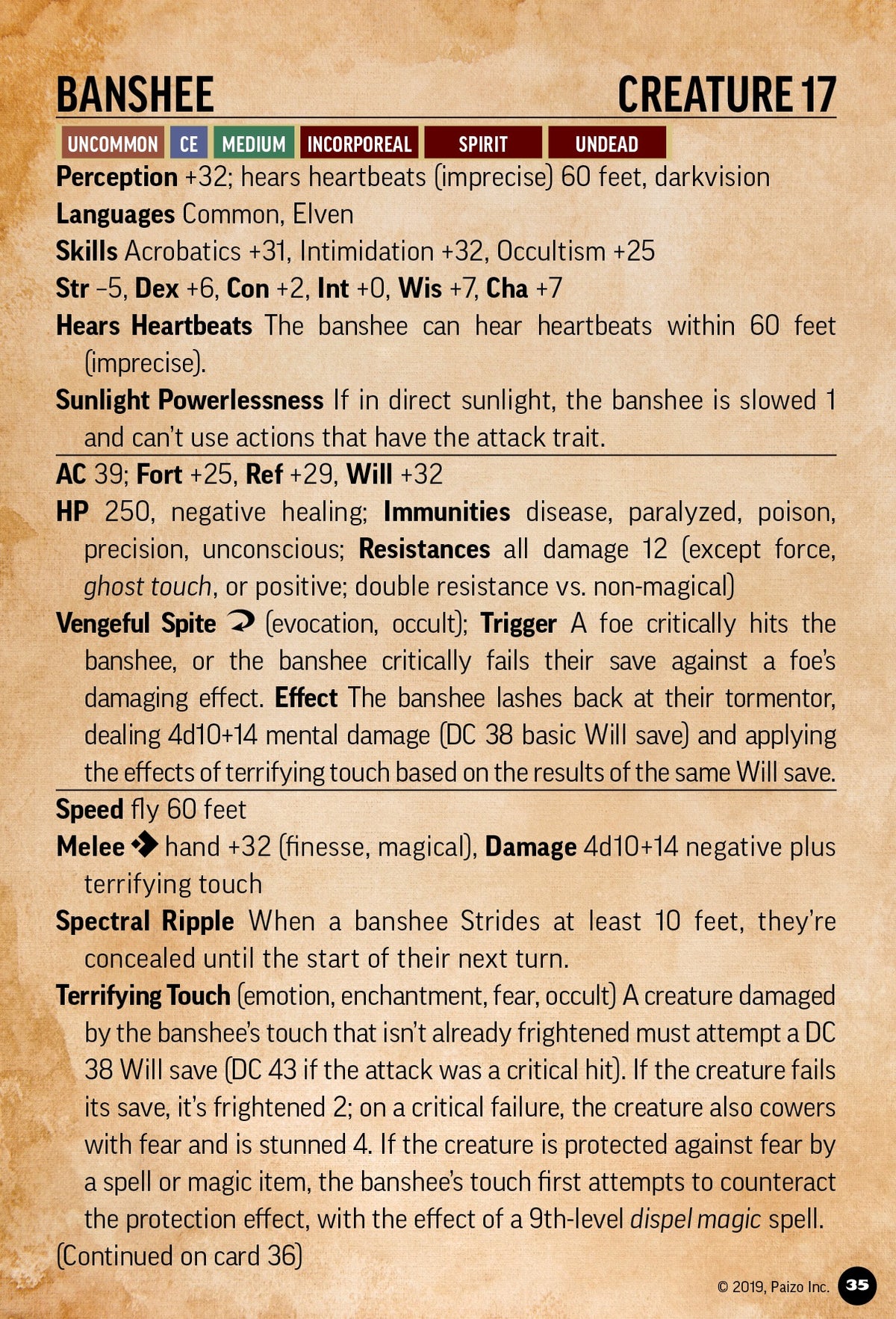 Pathfinder 2e Edition: Bestiary Battle Cards (English)| Brique & Braque